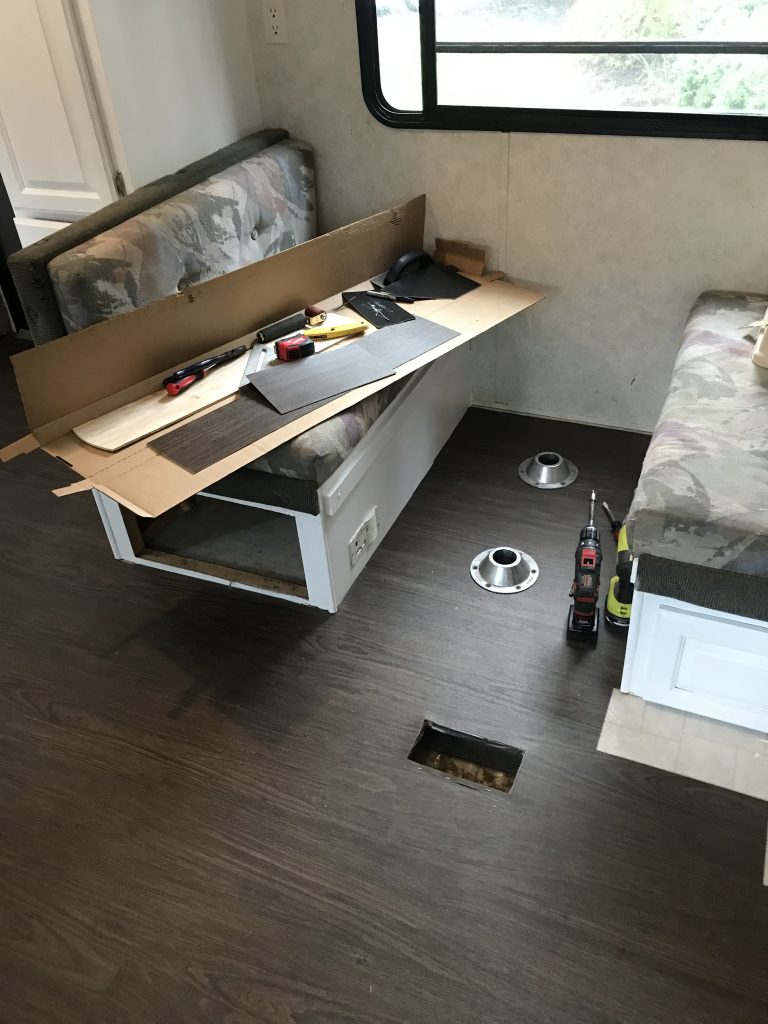 Awesome Camper Flooring Upgrade - RVLIFEhacks